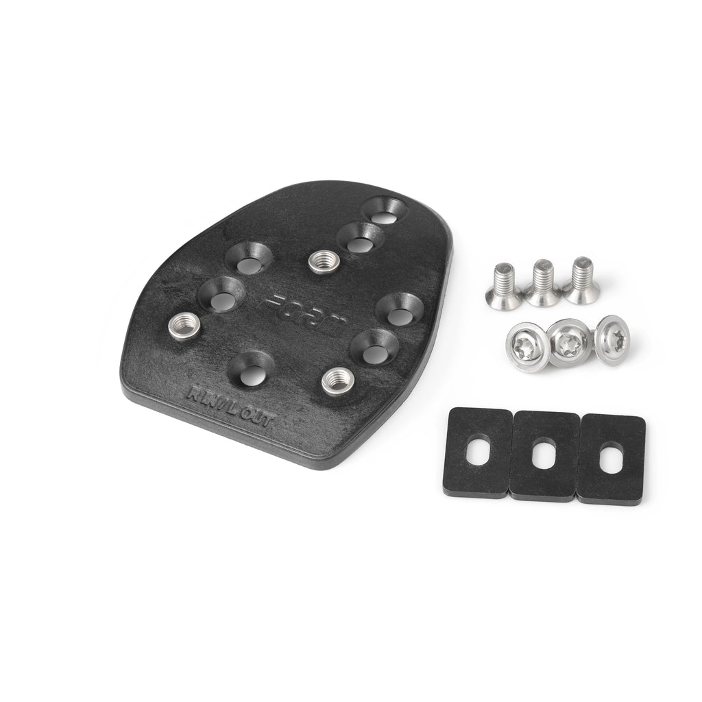 Cleat extender plate - XPR universal 3-hole (kit) – FORM Bikefitting